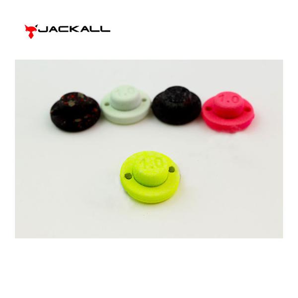 JACKALL/ジャッカルDEKABUNG/デカブング◆Weight：1.0g◆Length：12.5mm◆Fook：＃8◆Snap：＃0★扁平な円盤型ボディの樹脂本体に金属製ウェイトを組み合わせた構造でボディ本体とウエイトとの重量バランス...