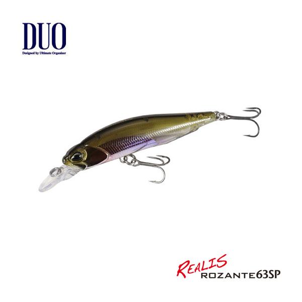 DUO/デュオレアリス　ロザンテ　63SP◆Length：63mm◆Weight：5.0g◆フック：#10◆潜行深度：0.6-0.8m★レリアスグレードAシャッド系ミノー　レリアスロザンテ63SPボリュームを持たせたボディにマグネット固定式...