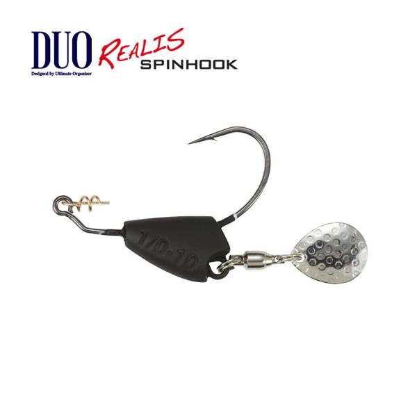 DUO/デュオREALIS SPINHOOK/レアリス　スピンフック◆重さ：3.5ｇ・5ｇ・7ｇ・10ｇ◆フック：＃1/0　＃2/0　＃3/0入数：3本（3.5g・5g）、2本（7g・10g）★ユラキラアピール効果抜群！！巻いて良し！落とし...