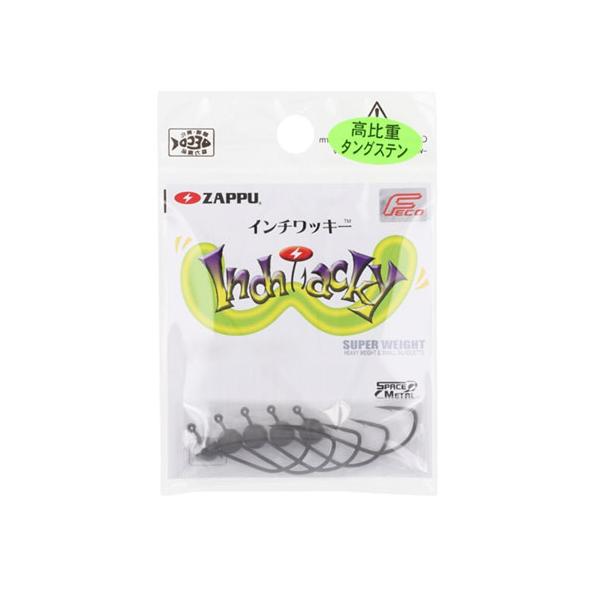 ZAPPU/ザップInchi Wacky/インチワッキー■サイズ：1/16oz（1.8g）■入数：5本★ZAPPU「インチワッキー」は、秦拓馬がプロデュースするインチワッキーリグ専用のジグヘッド。ワームのアクションを左右するヘッドの重心配分...