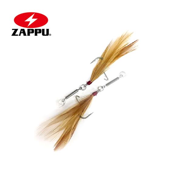 ZAPPU/ザップ Hitch Hook/フェザードヒッチフック◆サイズ：(スプリットリング間の長さ)S-26mm(フックサイズ＃2)M-31mm(フックサイズ＃1)L-44mm(フックサイズ＃1)LL-64mm(フックサイズ＃1/0)◆入...