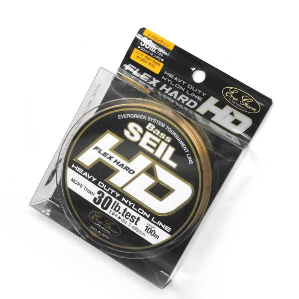 ヘビーデューティーナイロンライン。バスザイル・フレックスハードHD。 しなやかな扱いやすさはそのままに、フロロカーボンラインに比肩する高強度と低伸度を手に入れた新世代ナイロンライン、バスザイル・フレックスハードHD。 異種類ナイロン原料をブ...