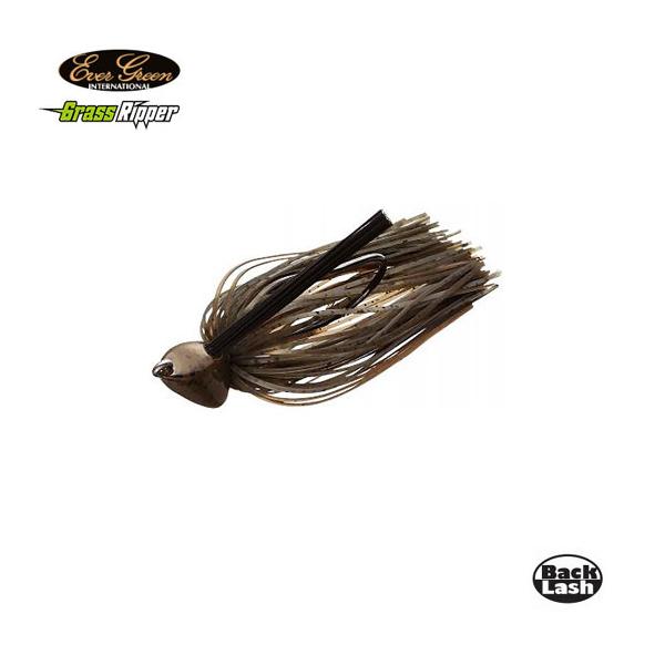 EVERGREEN/エバーグリーンGrass Ripper/グラスリッパー◆ウェイト：3/8oz★こだわり抜いてつくりあげた、今までにない特徴的なヘッド形状のグラスリッパー。 アーキーヘッドの障害物に対してのすり抜けやすさとフットボールヘッ...