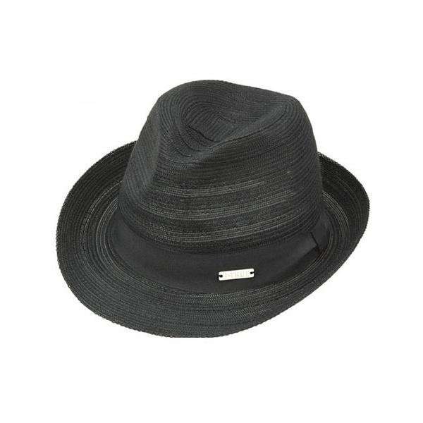 エバーグリーンビートゥルー　フェドラハット◆Size：Free◆Color：ブラック/ナチュラル★夏のフィッシングシーンをおしゃれに快適に。軽量で通気性のあるメッシュ素材のブレードテープを丁寧に縫い合わせたB-TRUEフェドラハット。シンプ...