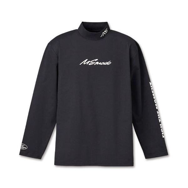エバーグリーン　MSモード　ドライモックネックロングTシャツ■サイズ：M,L,LL,3L■カラー：ブラック, ホワイト★着た瞬間から心地いい。なめらかな肌触りと、優れたドライ機能が特徴の「MS-modoドライモックネックロングTシャツ」。吸...