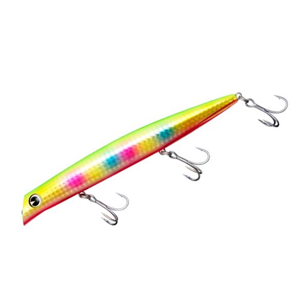 アイマ　コモモ　SF-155■全長：155mm■重量：25g■タイプ：フローティング■レンジ：5 〜 50cm■アクション：ウォブンロール■フック：#3■リング：#3★komomoシリーズ最大の155mm。シリーズ特有の水面直下から50cm...