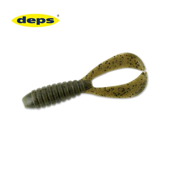 deps/デプスREVERSE CRAW/リバースクロー◆サイズ：4.3インチ◆入数：5本入★ 水上からはアプローチできない、カバーのえぐれや奥に潜むバスへバックスライドフォールでアプローチを可能にする『リバースクロー』は、延々と奥へ滑り込...