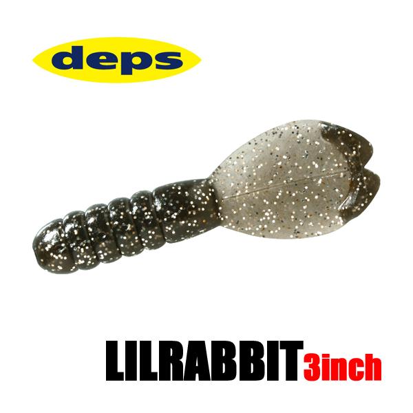 deps/デプスLILRABBIT/リルラビット◆サイズ：3インチ◆入り数：8本入※甲殻類成分配合★リアルモーションラビットテール！ 野池に潜むデカバスに照準を合わせ開発されたリルラビットは、デカバスが好むバルキーな扁平コンパクトボディ、極...