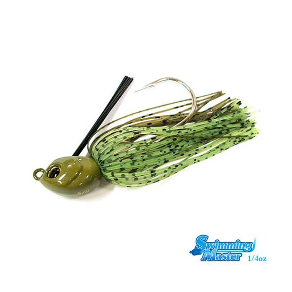 ENGINE/エンジン　LOOPS/ループスSWIMMING　MASTER/スイミングマスター◆Weight：1/4oz◆入り数：1ケ入★スイミングマスターはウィードに対するスリ抜け性能と高いレンジキープ力を徹底的に追及したスイミングジグで...