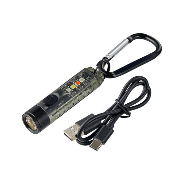 がまかつLETC190　マルチミニライト　6cm　■サイズ：Φ16×H60mm■重　量：約23g(充電池込み)■使用電池：リチウムポリマー260mAh■充電時間：約1時間(5V1A)わずか6cmのミニライトでフラッシュライト(懐中電灯)、U...