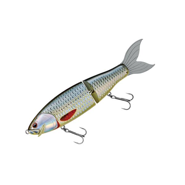 ガマカツ　ラフィン250■ウエイト：120g■全長：230mm(スライドテール)/250mm(クイックテール)■フックサイズ：2/0ビッグベイトが浸透し、誰もが扱うようになった現代のビッグベイトシーンにおいて、170mmクラスはすでにビッグ...