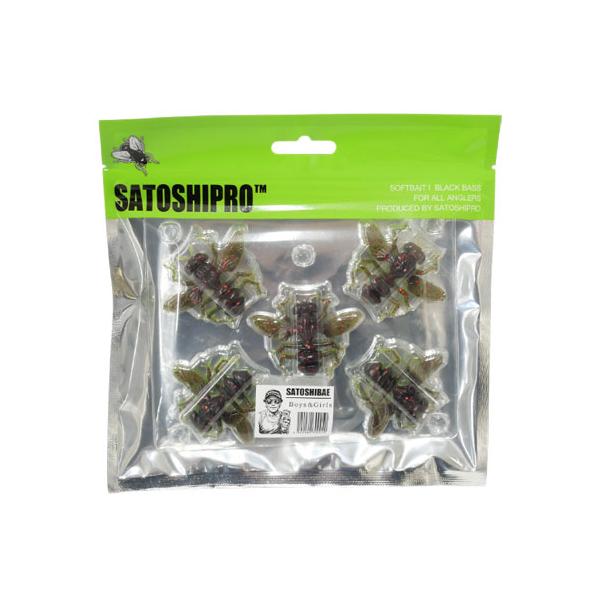 サトシプロ　サトシバエ■入数：5稀代のスーパーアーティスト「SATOSHI☆PRO」プロデュースのサトシバエ！SHOWGENドリンクの香り付きで、表層系ワームに新たな風を吹かせるらしいです。笑どんな色か全くわからないカラー名にも注目してください！