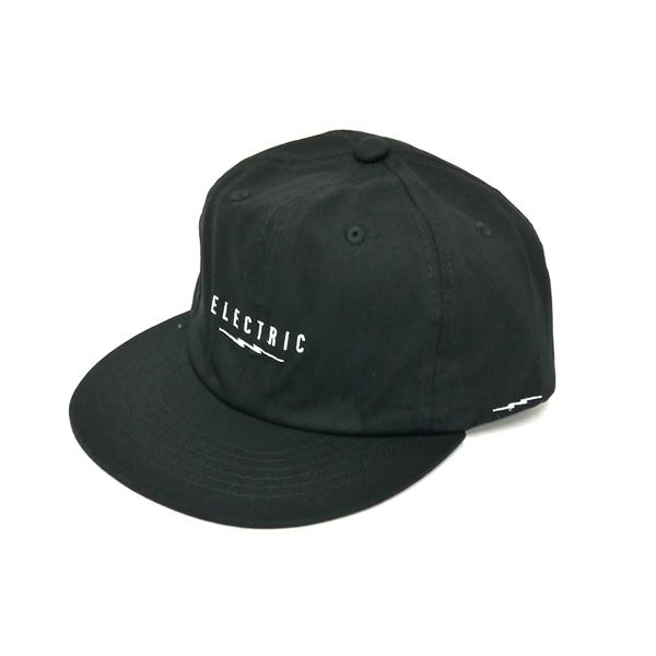 エレクトリック　アンダーボルト コットン TWIL 6P キャップ■カラー：ブラック・チャコール■サイズ：フリーサイズ★ロゴがフロントに刺繍されている定番CAP