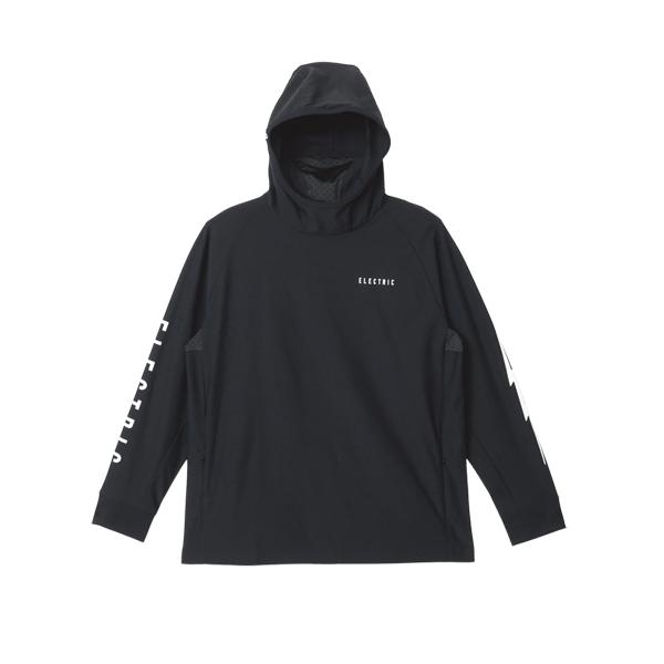 エレクトリック　ドライラグランフード■カラー：BLACK/WHITE■サイズ：M/L/XL■素材：ポリエステル100%
