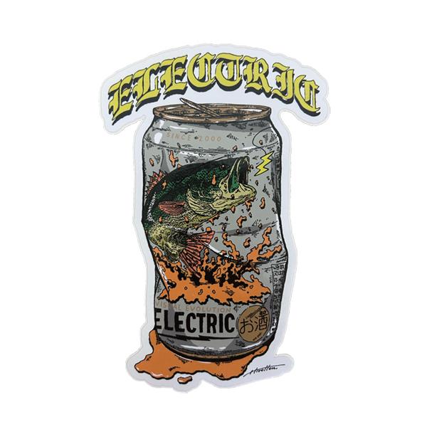 エレクトリック　ヒロットンコラボステッカー　L■カラー：BEER CAN/BOTANICAL/RAIDEN■サイズ：ONE SIZE（BEER CAN：H14cm/BOTANICAL：H13cm/RAIDEN：H14cm）■素材：PVC