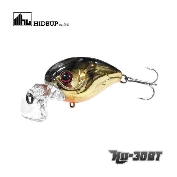 HIDEUP/ハイドアップHU-30BT/ボンバーチューン◆サイズ：70mm◆ウェイト：8g◆潜行深度：30cm★HU-70のクランクのリップを手曲げして使うことから始まったクランクがHUシリーズに新たに登場です。水面直下30cmをトレース...