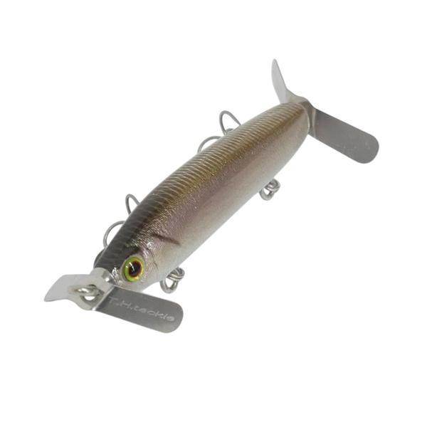 THタックル　ホバリンブライス　プチ56■全長：56mm■自重：4.6g■タイプ：スローシンキング★発売以来好釣のホバリンブライス。ボディーには比重を調整した硬質発砲ウレタンを採用することで、内部ウエイトを排除。重心を分散させることで不意な...