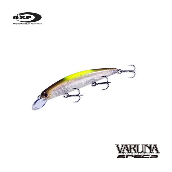 OSP/オーエスピーVARUNA/ヴァルナ 110　SPEC2◆サイズ：113mm◆重さ：15.7g◆タイプ：スローフローティング★サイレントで固定重心のスローフローティングモデルのヴァルナが登場。サスペンドでもフローティングでも獲れなかっ...