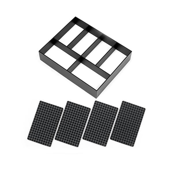 フルクリップ　パーテーショントレイ　デッキ9　バリューセット　FAS-131■デッキ9 ＋ EXCD 9（4枚セット）■サイズ：W15.2cm x H19cm x D3.5cm■重　量：158g■アクリル板：2mm厚★パーテーショントレイ（...