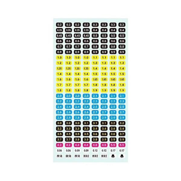 フルクリップディスプレイデカール　FST-019■シートサイズ：H：約210mm × W：約110mm■ステッカーサイズ：H：約10mm × W：約6mm■素材：PET(耐水)DISPLAY DECAL（ディスプレイデカール）は、スプーンウ...
