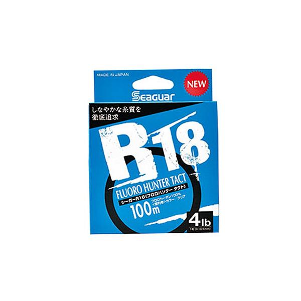 KUREHA/クレハシーガーR18　フロロハンター　タクト　8lb-12lb　100m◆Test lb：8lb/10lb/12lb◆dia.mm：0.235(8lb)/0.260(10lb)/0.285(12lb)◆参考号柄：2(8lb)/...