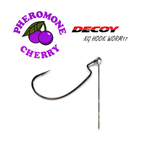 GOOBER/グゥーバーCHERRY RIG　PHEROMONE CHERRY　PURPLE/チェリーリグ　フェロモンチェリー　パープル◆サイズ：＃2・＃1・#1/0・#2/0・#3/0・#4/0・#5/0◆入り数：3本（#4/0・#5/0...