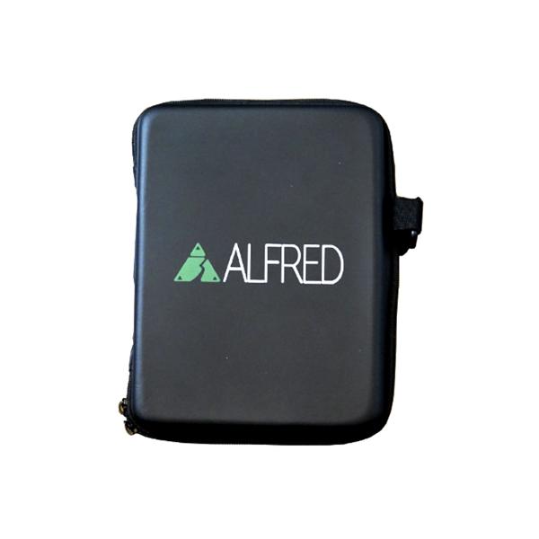 アルフレッド　6フェイス スプーンワレット　ブラック■SIZE：W 190mm [OPEN 400mm]ｘ D 60mm ｘ H 250mmスプーンが暴れないカバー付きのスプーン6面収納ケース。フック取り付け部分とカバーが取り外しでできるよ...