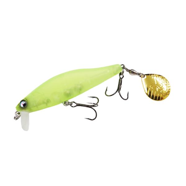 アイスフォーゲル　ウラカン　65■Length: 65mm■Weigh: 約8g■Type: Sinking■Hook Size: #8 (Front / Rear)★「投げて巻いて簡単に釣れる」をコンセプトに、スピンテール系ルアーならでは...