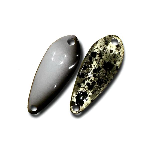 ラッドシヴァリー　サイガ　■ウェイト：0.75g■全長：20mm★水面から30?までのサーフェイスゾーンを制覇するフロントワイドスリムスプーン。