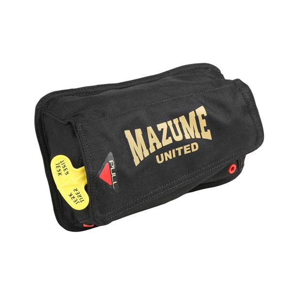マズメ　MZLJ-775　インフレータブルポーチ　ブラック（ウエストバッグ取付用）■本体重量：約450g（ボンベ含む）★マズメウエストバッグ装着専用のインフレータブルライフジャケット！マズメウエストバッグには、このインフレータブルライフジャ...