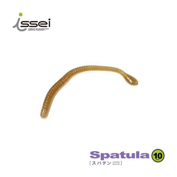 issei/一誠　Spatula/スパテラ　◆サイズ：10inch◆入り数：4本★超ロングボディ＋パドルテール”ドバミミズ”をモチーフにした10インチスパテラ。琵琶湖のビッグバはもちろん、各フィールドの一級ポイントには投入したいビッグウェポ...