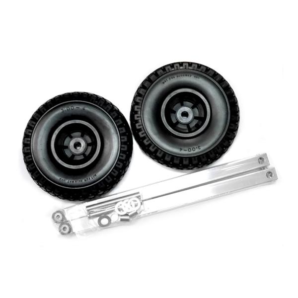 SOUTHER/サウザーツインスタビラダー用ドーリー　品番48075◆素材：ステンレス　◆入り数：2本(1組)★ジョンボート・パントボート用のボートドーリーです。タイヤを上下に可変して使え、またタイヤ間が広いためボート内に多くの荷物を入れて...