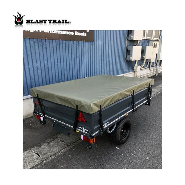 BLASTTRAIL/ブラストトレイルT-33 カーゴカバー品番48257◆カラー：オリーブグリーン◆素材：エステル幌布生地★既存のＴ−３３カバーより厚手のトラック幌に使用される専用生地で製作しておりますので、丈夫で質感も高く更に雰囲気が上...