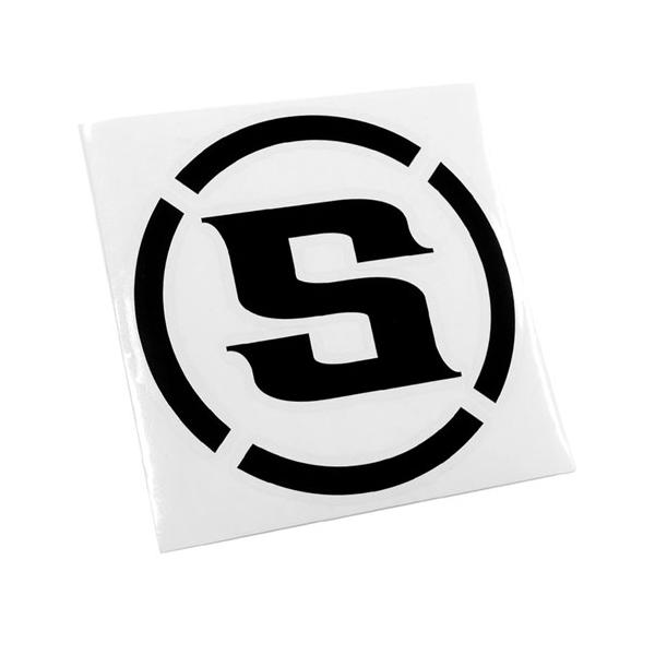 サウザーSマークステッカー◆カラー：ブラック◆サイズ：約W14.4/H14.4cm★サウザーのステッカーです。