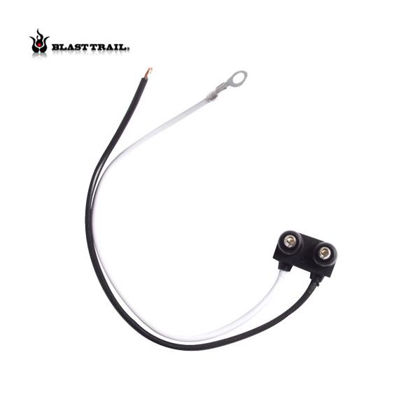 BLASTTRAIL/ブラストトレイル2ピンプラグ（ラウンド型LEDランプ用）【品番 A46PB】◆全長：150mm◆Voltage:12-24V★MCL57ABラウンド型LEDランプ（オレンジ）に必要な2ピン接続ワイヤー　全長150mm