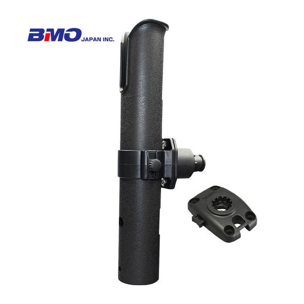 ホルダーの前後に切り込みがある樹脂性のロッドホルダーです。付属のBMベースを使えばツールボックスへロッドホルダーを取り付ける場合などに使用できます。あらゆるベースと互換性があるので、好みの場所へ取付可能です。■ホルダー部サイズ：L277×外...