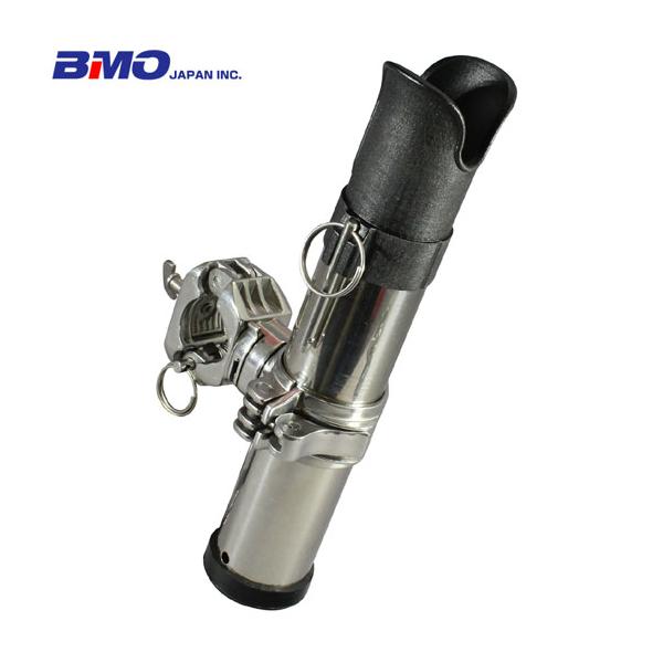 従来型の上部がフラットになっている筒状のロッドホルダーとは異なり、ベイトリール、スピニングリール、電動リールに対応したリールキーパーが付いたステンレス製のロッドホルダーです。リールキーパーがあることで、差し込んだロッドの不要な回転やぐらつき...