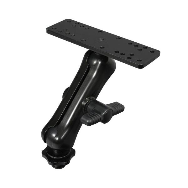 BMO JAPAN魚探ボールマウント品番 20C0066◆材質：アルミ/樹脂/ゴム◆魚探取付板サイズ：159×51mm★BMOフィッシングギアシリーズの豊富な取付ベースに対応した魚探架台です。穴あけ加工をせずに各メーカーの魚探を取付けられる...