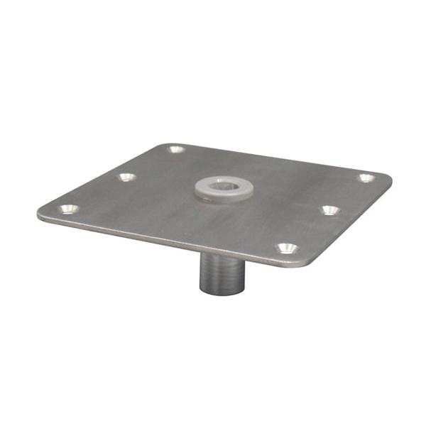 BMO シートマウントベースSUSキャスティングシート・バックレスとチェアーなどをバスボートへ取り付ける際の土台となるベースです。ベースの真ん中にポール（支柱）を挿入する装着穴（Φ19mm）が空いています。【製品仕様】■製品サイズ（mm）：...