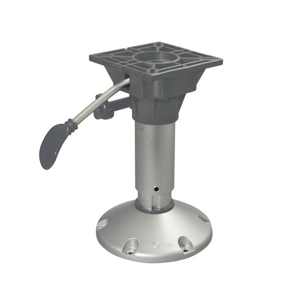 BMOジャパン　ぺデスタル（ダンパータイプ）　2■高さ調節方法：エアーダンパー仕様（無段階）■天面板厚（mm）：10■天面サイズ（mm）：170x170■底面サイズ（mm）：Φ230■材質：アルミ/樹脂■高さ調節幅：340-450mm■重量...