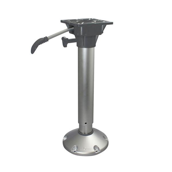 BMOジャパン　ぺデスタル（ダンパータイプ）　2■高さ調節方法：エアーダンパー仕様（無段階）■天面板厚（mm）：10■天面サイズ（mm）：170×170■底面サイズ（mm）：Φ230■材質：アルミ/樹脂■高さ調節幅：580-710mm■重量...