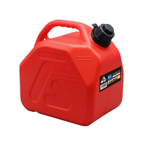 BMOジャパン　10Lポリタンク■容量：10L■サイズ：299 x 199 x 282mm■重量：920g■材質：HDPE（高密度ポリエチレン）■耐圧性能：250kPa■容器記号：3H1（プラスチック製一重容器）■危険等級：Y（中危険度）■...