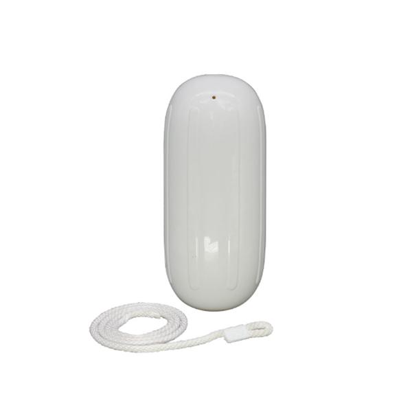 BMOジャパン　エアーフェンダー　6x15in■サイズ（mm換算）:152x381■重量:1.1kg■材質：PVC■ロープ穴径：20mm（中央貫通穴タイプ）■付属ロープ：D9.5mm x 1.6m★マリーナ係留・桟橋係留・横抱き係留・仮泊時...