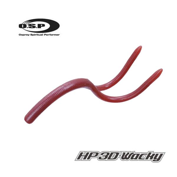 OSP/オーエスピーHP 3D-Wacky/HP 3Dワッキー◆サイズ：4.3インチ◆入り数：9本◆タイプ：Feco対応★「ブルンブルンブルン」身震い波動の悩殺劇 現状、多くのストレートワームが存在し、多様なリグに対応できる汎用性のあるデザ...