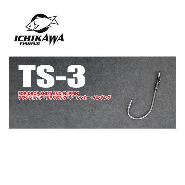 ICHIKAWA FISHING/イチカワフィッシングTS-3◆サイズ：＃2/＃1/＃1/0/＃2/0/＃3/0/＃4/0/＃5/0◆入り数：＃2（5本）/＃1（5本）/＃1/0（4本）/＃2/0（4本）/＃3/0（4本）/＃4/0（3本）...