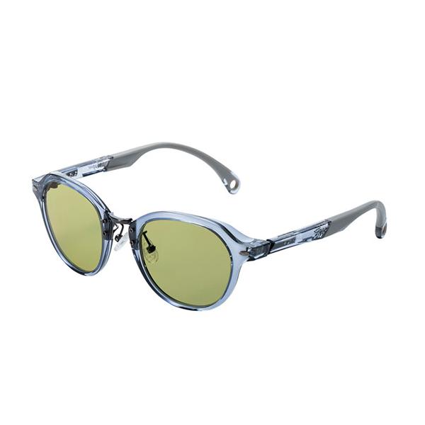 ゼクージュリア　偏光サングラス　F-2144◆フレーム：ライトネイビー◆レンズ：イーズグリーン★アクティブシーンでもタウンユースでも使い回しが効くカジュアルなデザイン。フロントのメタルブリッジと飾りネジをデザインのアクセントに、締めつけを感...