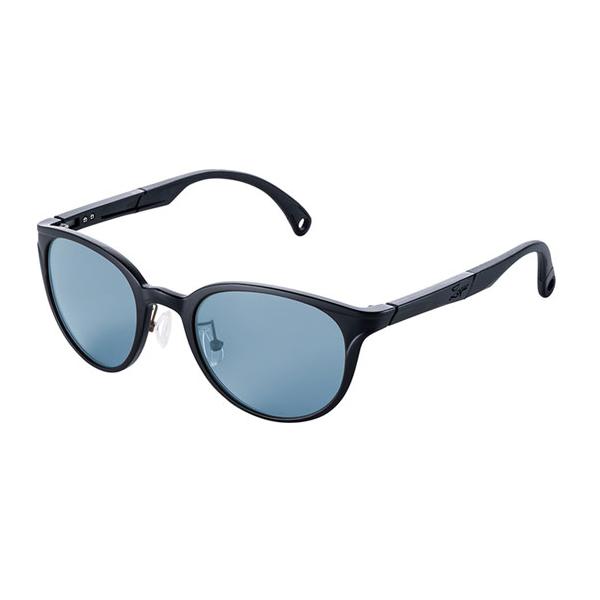 ゼクージュノ　偏光サングラス　F-1850◆フレーム：マットブラック◆レンズ：マスターブルー★シーンを問わず掛けやすいデザイン、小顔な男性や女性にもフィットするユニセックスモデル。アクティブにも対応する掛け心地の軽さ、程良いフロントカーブで...