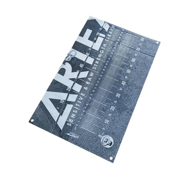 DRT　ブラックアウトメジャーシート　XL■サイズ：W950 x H600mm■XL：〜80cmまで計測可能★計測、魚体保護、背景隠しを目的とした大型メジャーシートです。四隅にはハトメ加工を施し、フック等で引っ掛けて乾燥させておく際に便利です。