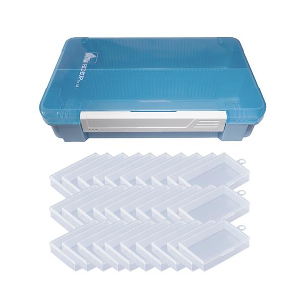 ハイドアップHU-3043NDD + MC-90 コンプリートセットハイドアップ　HU-3043NDD　1個■サイズ：356/230/82mm■本体素材：ポリプロピレン■止具素材：ABS　メイホー MC-90　30個■サイズ：92/65/2...