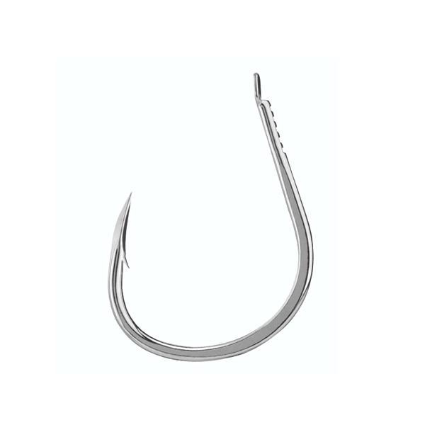 ビーケーケー　GAFF-R　シングルフック■サイズ:#1,#1/0,#2/0,#3/0,#4/0★魚を貫通する際に、接触面積を減らすように設定されたフックポイントです。鋭い三角形状により大事な針先を長く保ち、フォールバイトもジグの自重で貫通...